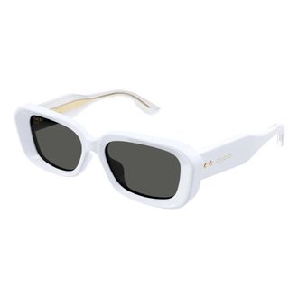 Gucci Eckige Sonnenbrille - - Accessories - Damen - Wei&szlig; - 54 MM