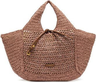 Gianni Chiarini Femme, Sacs, Brun, Taille: ONE Size Nefeli Crochet Tote Bag