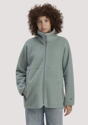 Hessnatur Fleecejacke Oversized aus reiner Bio-Merinowolle (1-St)