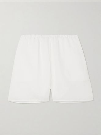 Toteme Short En Ramie - Blanc