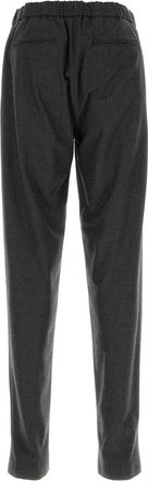 Giorgio Armani Stretch Cashmere Trousers - Gray