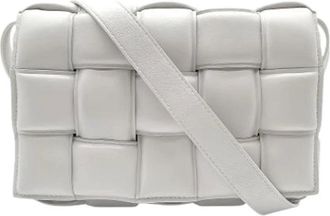 Bottega Veneta Sac bandouli&egrave;re vintage Pre-owned - Femme - Pre-owned - Blanc - Taille: ONE Size