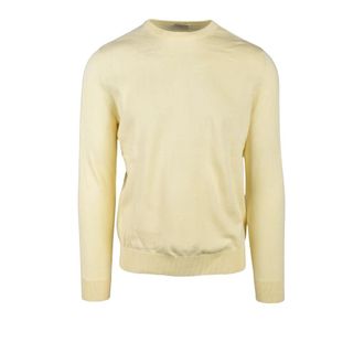 Ballantyne Baumwolle Kaschmir Strickpullover - - Knitwear - Herren - Gelb - XL