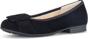 Gabor Ballerines classiques pour femme, plates, largeur supplémentaire légère (G), Noir 47, 40 EU