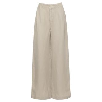 120% Lino Damen, Hosen, Beige, MGr&ouml;&szlig;e