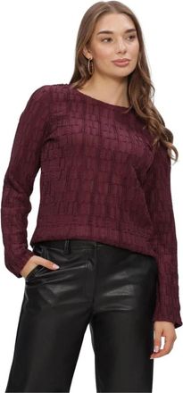 Object Objevie L/S RE TOP Noos - - Tops - Damen - Lila - XL
