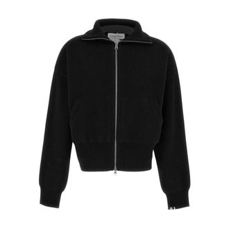 Extreme Cashmere N&deg;319 Xtra Out Zip-Up Cardigan - - Knitwear - Damen - Schwarzk - ONE SIZE