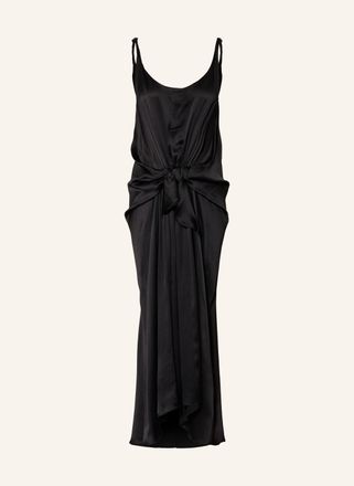 J.W.Anderson Jw Anderson Seidenkleid schwarz
