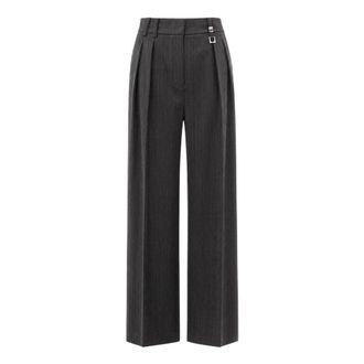 Patrizia Pepe Weite Hose - - Trousers - Damen - Grau - L