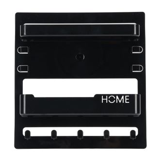 Generic Nachttisch-Wandhalterung, Nachttisch-Wand-Organizer, Selbstklebende Nachttischaufbewahrung Im Wohnheim mit Haken, Ideal f&uuml;r Telefon, Fernbedienung und