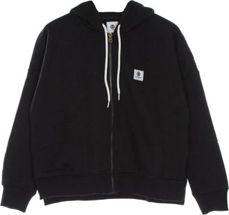 Element Zip Hoodie - Streetwear Style - - Sweatshirts & Hoodies - Damen - Schwarzk - XS