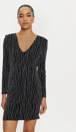 Vila Coctailkleid 14100899 Schwarz Slim Fit