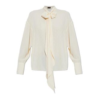 Etro Hemd mit Schal - - Blouses & Shirts - Damen - Beige - M