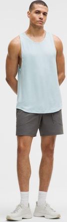 lululemon Short License to Train sans doublure pour Hommes - 18 cm - Gris - Taille 2XL