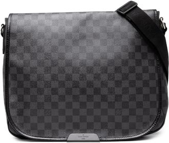 Louis Vuitton Hobo Bags - Damier Graphite Daniel MM - Gr. unisize - in Schwarz - f&uuml;r Damen
