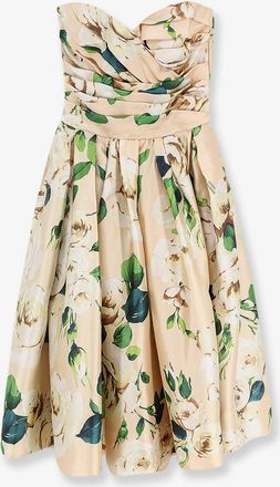 Dolce & Gabbana Silk dress with floral print - DOLCE & GABBANA - gender_Woman