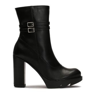 Kazar Schwarze Stiefel auf einem Pfosten - - Shoes - Damen - Schwarzk - 35 EU