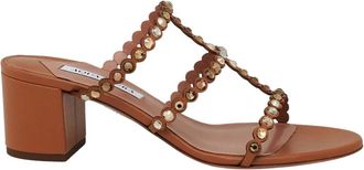 Aquazzura Femme, Chaussures, Brun, Taille: 37 1/2 EU Tequila Sandal 50