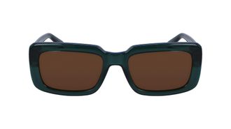 Karl Lagerfeld Unisex Adult Sunglasses KL6101S - Green with Solid Brown Lens