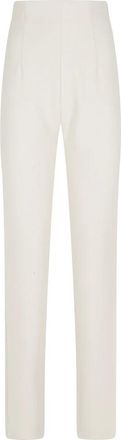 Alberta Ferretti Femme, Pantalons, Blanc, Taille: 34 FR Straight Pantalons