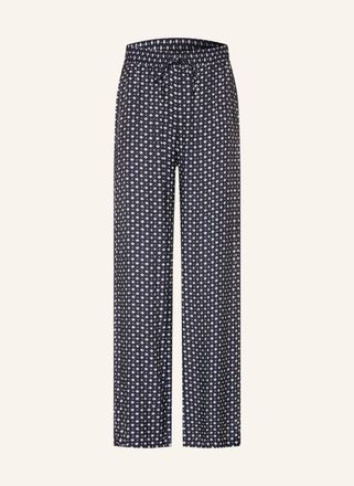 Maje Hose Mit Schmucksteinen blau