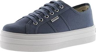 Victoria 109200-KIDS Basket Basse Barcelona Toile Plateforme Fille Jeans 28