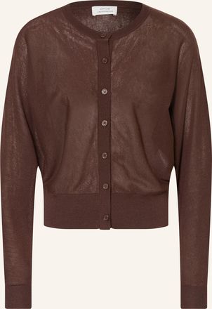 OPUS Strickjacke Desela braun