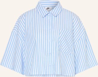 Nike Hemdbluse Sportswear Chill Poplin blau