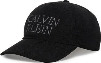 Calvin Klein Cap Corduroy Graphic 5 Panel Cap LV04D5064G Schwarz