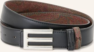Etro Etro Lederg&uuml;rtel Zum Wenden schwarz