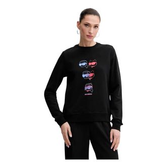 Karl Lagerfeld Ikon Sweatshirt - - Sweatshirts & Hoodies - Damen - Schwarzk - XS