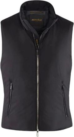 Moorer Homme, Vestes, Noir, Taille: XL Uros-Skt Smooth Vest