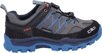 F.lli Campagnolo Kids Rigel Low Trekking Shoes Wp Unisex Kinder Trekking-Schuhe, Grau Meeresblau Graffite Oltremare, 28 EU