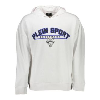 Plein Sport Kapuzenpullover Wei&szlig; Langarm - - Sport - Herren - Wei&szlig; - XL