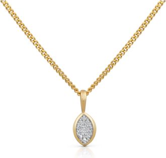 Orolino Halskette Gold 585 mit 6 nat&uuml;rlichen Brillanten zus. 0,03ct