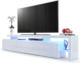 Vladon Leon V3 TV-Schrank, weiß