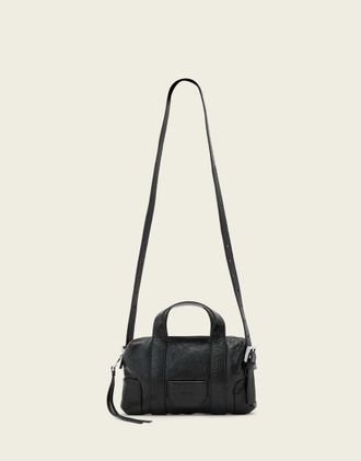 AllSaints Ares g compact sac bandouli&egrave;re noir/argent&eacute;-Multicolore