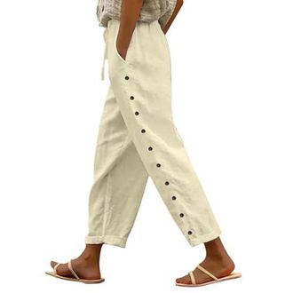 Generic Jean Homme Large De Cotel&eacute; Pliss&eacute; Plage Camouflage Strass Bicolore Color&eacute; Ethnique Happy Bretelle Vieux Jogg Electrique Nombril Boutons Leggingsport P