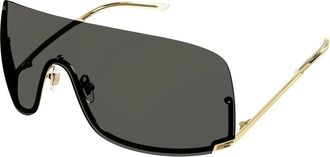 Gucci Shield Sonnenbrille - - Accessories - unisex - Gelb - ONE SIZE