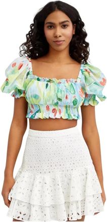 Charo Ruiz Ibiza Crop top Dora - Femme - Blouses et Chemises - Multicolore - Taille: 36 FR