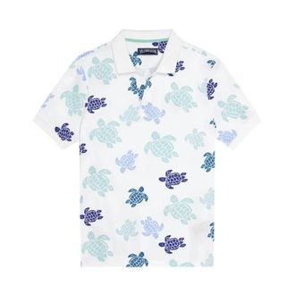Vilebrequin Ronde des Tortues Polo - - Tops - Herren - Wei&szlig; - L