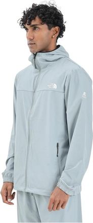 The North Face Homme, Sport, Gris, Taille: L Mountain Athletics Hooded Wind Jacket