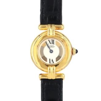 Cartier Montre vintage doccasion - Femme - Pre-owned - Jaune - Taille: ONE Size