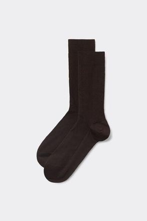 Calzedonia Gemusterte Herrensocken Braun