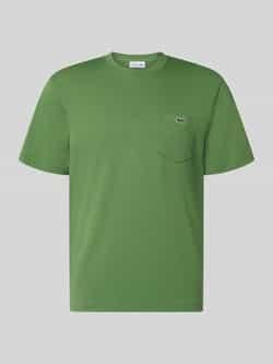 Lacoste Regular Fit T-Shirt aus reiner Baumwolle