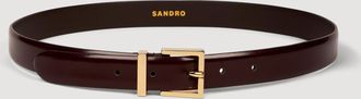 Sandro Glattlederg&uuml;rtel mit Metallschnalle