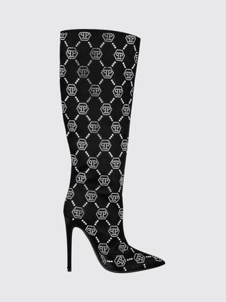 Philipp Plein Bottes Femme couleur Noir