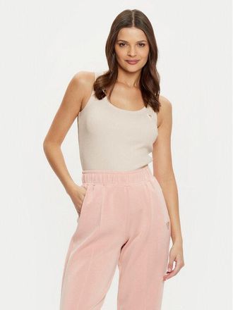 Guess Top V4YP06 K8RT2 &Eacute;cru Regular Fit