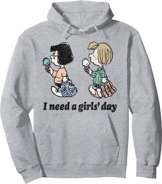 Peanuts Erdnüsse - Peppermint Patty und Marcie Need A Girls Day Pullover Hoodie