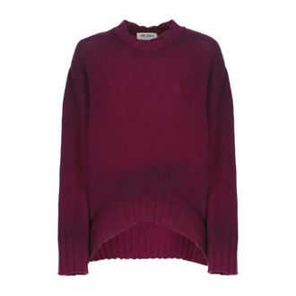 The Attico Oversized Strickpullover mit &uuml;berschnittenen Schultern - - Knitwear - Damen - Rot - 2XS